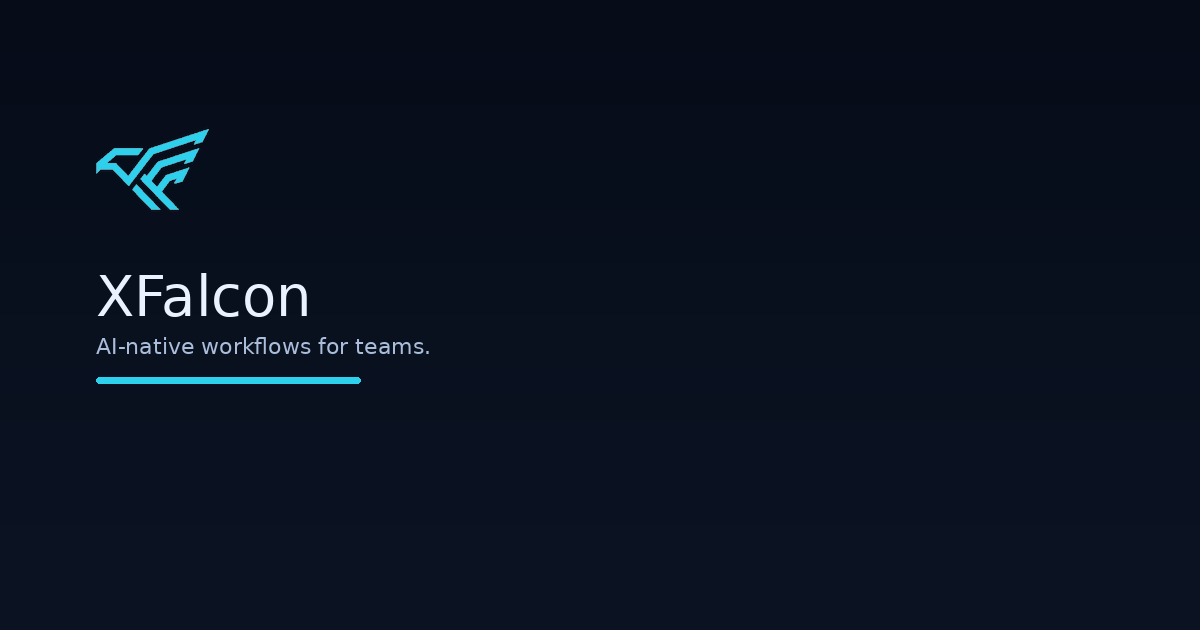 xFalcon.ai - AI-native Workflows